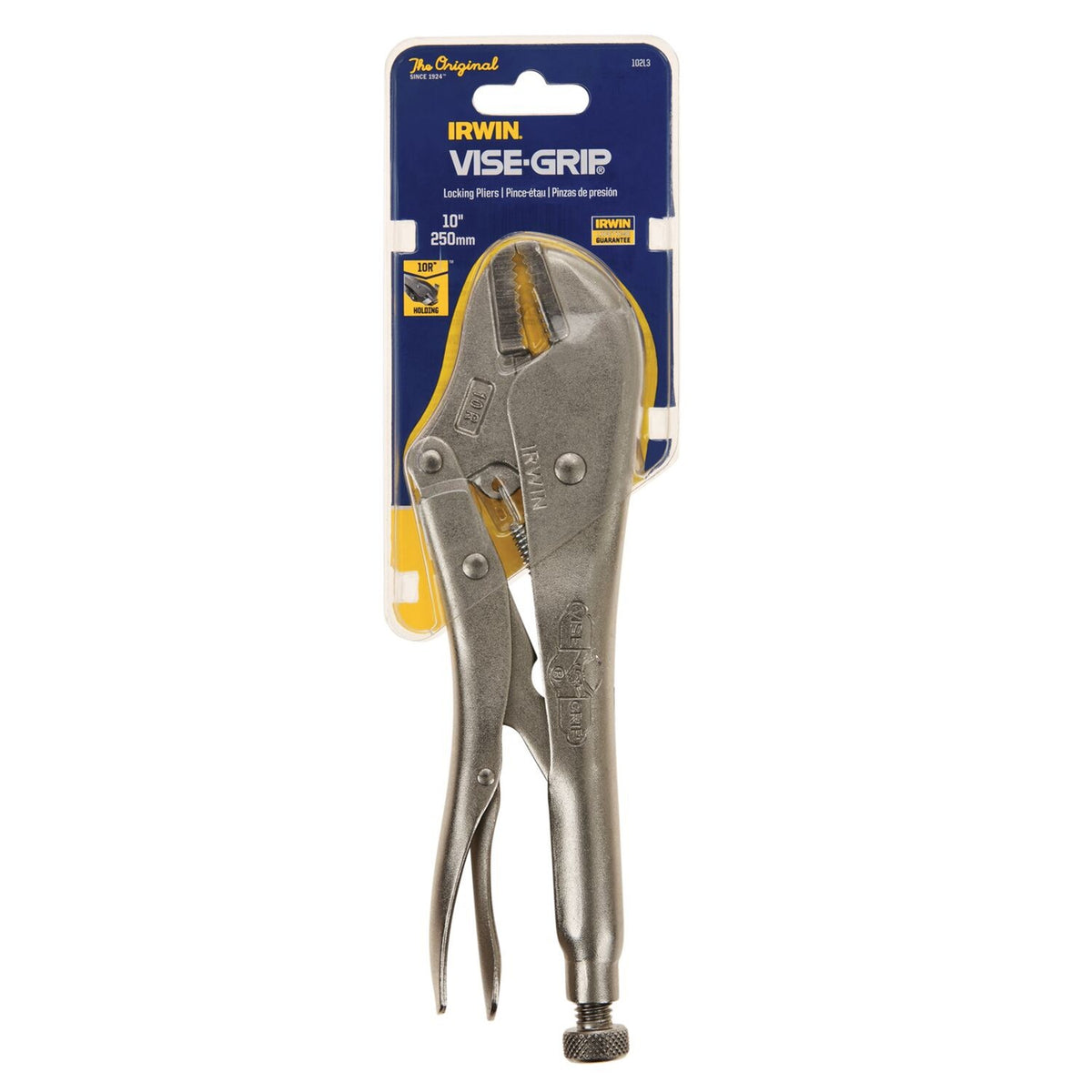 Pinzas de Presión Rectas 10" VISE-GRIP IRWIN 102L3 — Alcorsa Herramientas